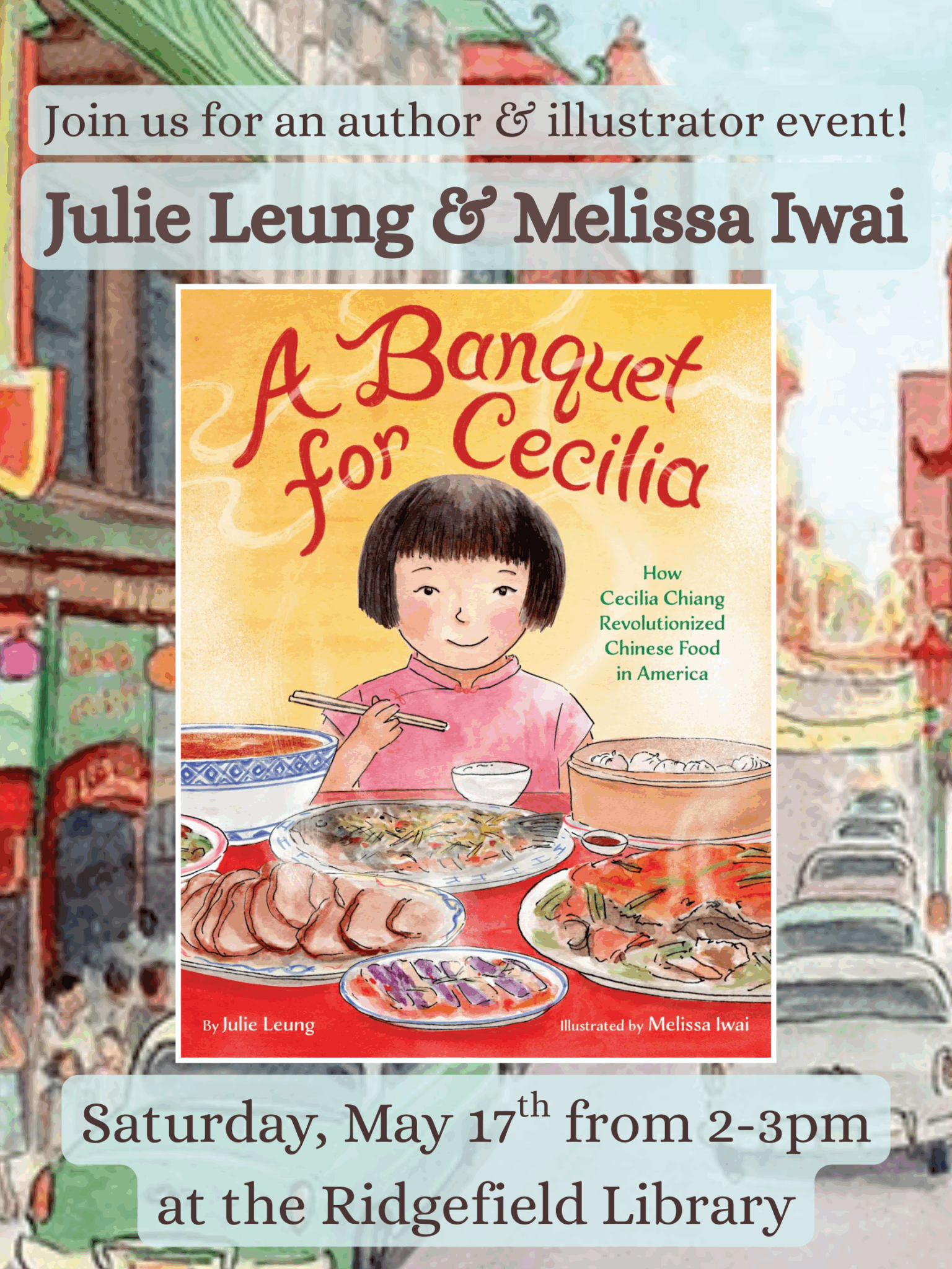 "A Banquet for Cecilia" with Julie Leung and Melissa Iwai - Books on ...